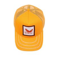 China Checked Trucker Hats Custom Unisex 5-Panel Woven Patch For Spring And Autumn for sale