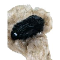 China Custom Knitted Ski Team Hat with Faux Fur Lining Earflaps Russian Aviator Style for Men Women Size 22x33cm for sale