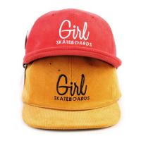 China Breathable Waterproof Unstructured Khaki Corduroy Snapback Cap Hat Panel Style Hat for sale