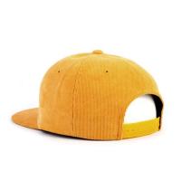 China Breathable Waterproof Unstructured Khaki Corduroy Snapback Cap Hat Panel Style Hat for sale