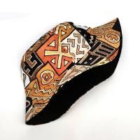 China Custom All Over Printing Ethnic Style Bucket Hat 100% RPET Sun Protection for sale