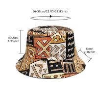 China Custom All Over Printing Ethnic Style Bucket Hat 100% RPET Sun Protection for sale