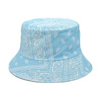 China Custom Recycled Cotton Bucket Hat with All Over Digital Print Sun Protection 100% RPET for sale