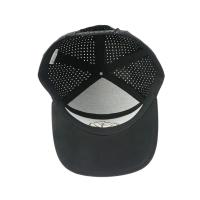 China Sporty Style Performance Mesh Polyester Perforated Golf Hat Trucker Hat Baseball Cap for sale