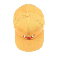 China Character Wool Fabric 3D Embroidery 6 Panel Snapback Cap Hat For Adults for sale