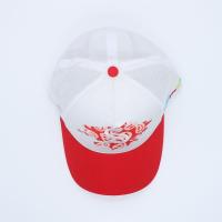 China 100% Cotton Trucker Cap Hat For Adults Fishing Scene for sale