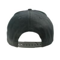China Custom Logo Embroidered 6 Panel Snapback Hat Cotton Baseball Cap 58cm Adjustable Strap for sale
