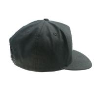 China Custom Logo Embroidered 6 Panel Snapback Hat Cotton Baseball Cap 58cm Adjustable Strap for sale