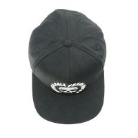 China Custom Logo Embroidered 6 Panel Snapback Hat Cotton Baseball Cap 58cm Adjustable Strap for sale