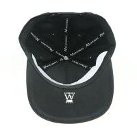 China Custom Logo Embroidered 6 Panel Snapback Hat Cotton Baseball Cap 58cm Adjustable Strap for sale