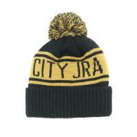 China Custom Jacquard Acrylic Knitted Beanie with Pom Pom Fleece Lining 58cm for Fishing for sale