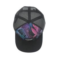 China Plain Trucker Hat Woven Label Hat Cap For Spring Autumn Winter Season for sale