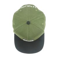 China Custom Rubber Patch Logo Snapback Cap Hip Hop Flat Bill Adjustable Size 58cm Cotton for sale