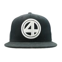 China Four Seasons Embroidered Snapback Hat Black For Men Personalized Design for sale