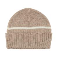 China Custom Logo Chunky Knit Beanie Hat Soft Merino Wool Winter Ski Toque Cap 58cm for sale