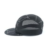 China Character Style Custom Printing Logo 5 Panel Camp Baseball Sport Nylon Trucker Caps for sale
