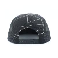 China Character Style Custom Printing Logo 5 Panel Camp Baseball Sport Nylon Trucker Caps for sale
