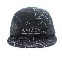 China Custom 5 Panel Flat Brim Snapback Hat All Over Sublimation Printing Dry-Fit 58cm for sale