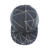 China Custom 5 Panel Flat Brim Snapback Hat All Over Sublimation Printing Dry-Fit 58cm for sale