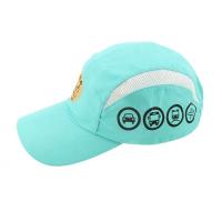 China Custom Printing Logo Lightweight Nylon Quick Dry Unstructured 5 Panel Running Sports Caps for sale