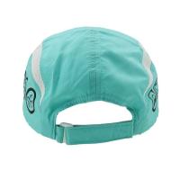 China Custom Printing Logo Lightweight Nylon Quick Dry Unstructured 5 Panel Running Sports Caps for sale