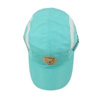 China Custom Printing Logo Lightweight Nylon Quick Dry Unstructured 5 Panel Running Sports Caps for sale