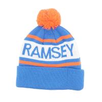 China Custom Logo Knitted Beanie Hat 58cm Warm Winter Acrylic Wool Cap for Adults for sale