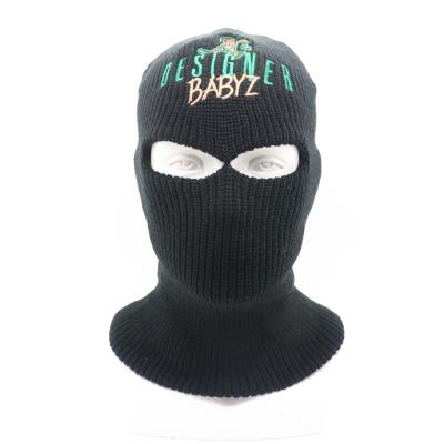 China Custom Logo Camo Sunblock Full Face Mask Winter Knitted Hat 58cm for Fishing Outdoor Sports for sale