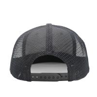 China 4 Season Printed Trucker Hat Baseball Hat Custom Embroidered 6 Panel Flat Brim Mesh for sale