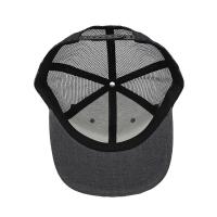China 4 Season Printed Trucker Hat Baseball Hat Custom Embroidered 6 Panel Flat Brim Mesh for sale