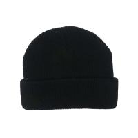 China Wholesale 100% Acrylic Knitted Fisherman Beanie Warm Winter Caps with Pompom 58cm for sale