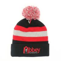 China Upgrade Winter Accessories With Knitted Pom Pom Hat And 100% Acrylic Wool Lining for sale