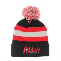 China Custom Embroidery Logo Knitted Beanie 58cm Acrylic Winter Hat for Bulk Orders for sale