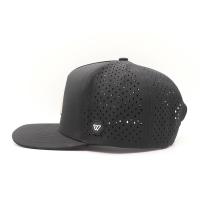 China Custom 3D Embroidery Snapback Hat With Waterproof Laser Cut Perforated Design And Y2K Style for sale