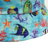 China Recycled RPET Fisherman Bucket Hat Unisex Eco Sublimation Custom Size 58cm for sale