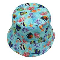 China Recycled RPET Fisherman Bucket Hat Unisex Eco Sublimation Custom Size 58cm for sale
