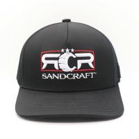 China Custom 5 Panel Flat Bill PVC Sports Hat Laser Cut Hole Snapback Cap 48-60cm for sale