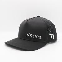 China Oxford Fabric Waterproof Laser Cut Hole 5 Panel 3D Embroidery Snapback Hat Custom for sale