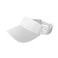 China Custom Embroidery PVC Rubber Patch Sun Visor Hat for Men Women Golf Cap 58cm for sale