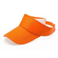 China Custom Embroidery PVC Rubber Patch Sun Visor Hat for Men Women Golf Cap 58cm for sale