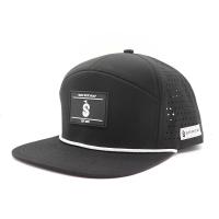 China 6-Panel Customized Cotton Solid Flat Brim Hip Hop Hats Snapback Caps For Shopping for sale