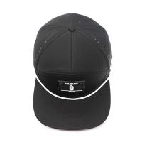 China 6-Panel Customized Cotton Solid Flat Brim Hip Hop Hats Snapback Caps For Shopping for sale