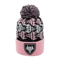 China Custom 100% Acrylic Knitted Beanie Hat Winter Fisherman Cap Adults Unisex 58cm for sale