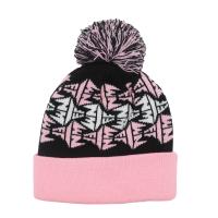 China Custom 100% Acrylic Knitted Beanie Hat Winter Fisherman Cap Adults Unisex 58cm for sale