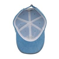 China Custom 6 Panel Adjustable Baseball Cap 100% Cotton Curved Brim Corduroy Dad Hat for Promotion for sale