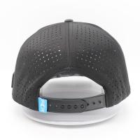 China Polka Dot 7 Panel Flat Bill PVC Waterproof Hat For Outdoor Activities And Enthusiasts for sale