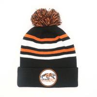 China Adults Warm Winter Knitted Cap With Custom Logo And Comfortable 100% Acrylic Material for sale