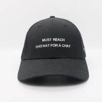 China Custom 6 Panel Baseball Cap Eco Cotton Snapback Hat with Flat Embroidery Logo Curved Brim for sale