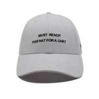 China Custom Logo 6 Panel Pre Curved Brim Recycled Cotton Baseball Cap Hat 8 oz for sale