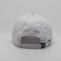 China Custom Logo 6 Panel Pre Curved Brim Recycled Cotton Baseball Cap Hat 8 oz for sale